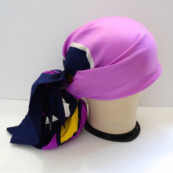 Yves Saint Laurent | Accessories | Ysl Vintage Color Block Silk Scarf ...